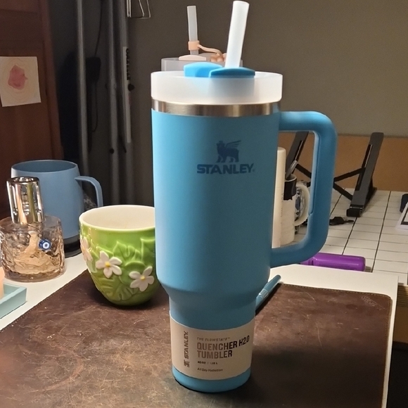 Stanley | Other | Stanley Quencher Tumbler In Pool | Poshmark